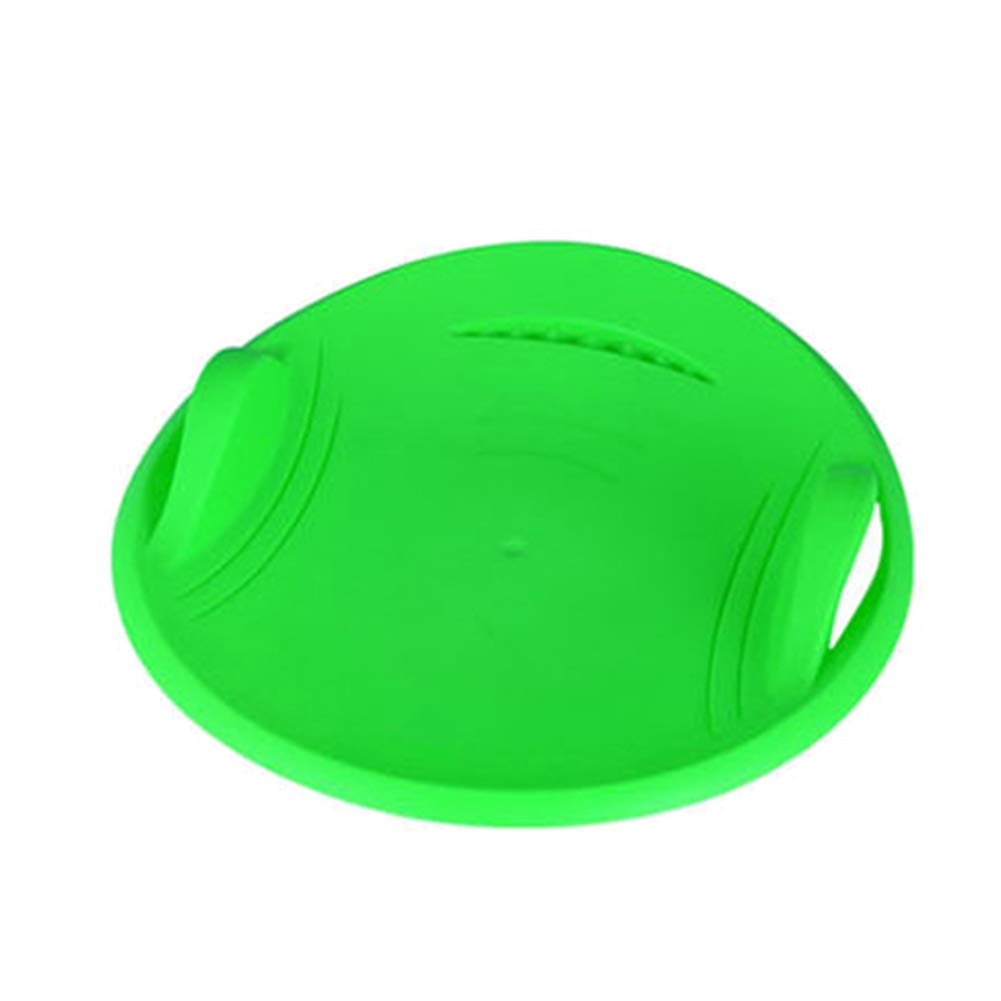 yunshuoa Plastic Snow Saucer Sled,Toboggan Downhill Pull Sled,Round Sledding Board for Kids and Adult,Suitable for Skiing,Grass Sliding, Sand Boarding