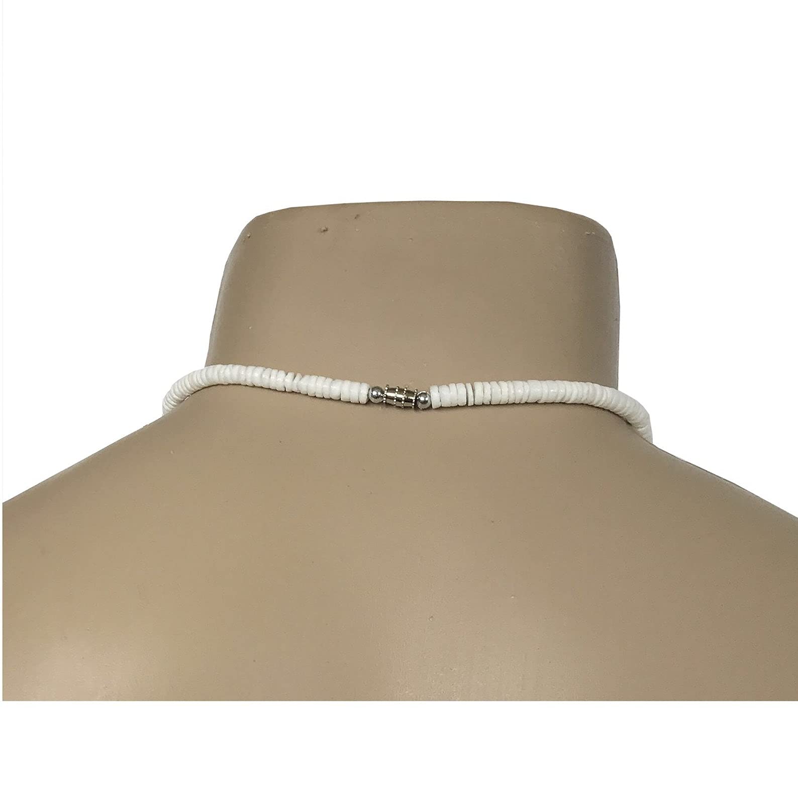 Zero Gravity Hawaii Hawaiian Jewelry Bone Honu Sea Turtle Plumeria Flower Pendant Puka Shell Necklace