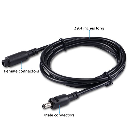 TORCHSTAR 39 Inches Interconnect Cable, Gun Safe Lighting Kit Extension Cable, Under Cabinet Light Extension Cord, LED Under Cabinet Lighting Accessories, Pack of 4