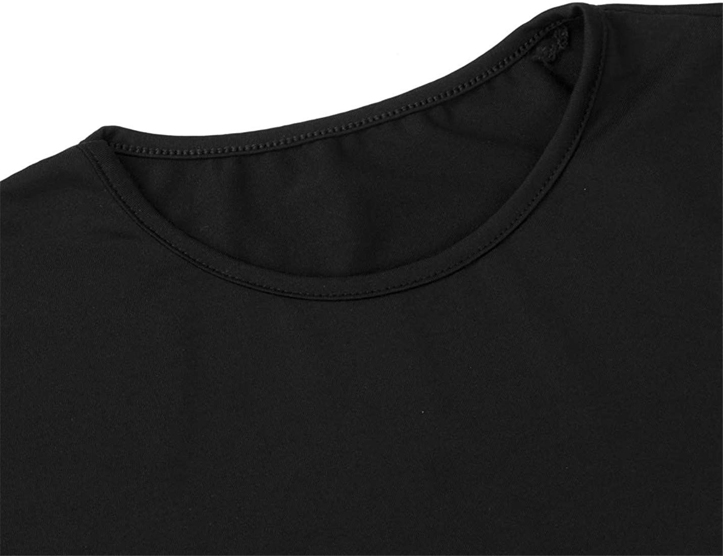 Women 's Casual 2 Piece Outfits Solid Crop Top Short Pants Outfit Sports Yoga Suit Tracksuit Jumpsuits (Black, L)