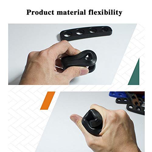 XCMY Silicone Basketball Shooting Trainer 3-Pack Suitable for Youth Adult Shooting Hand Correction Auxiliary Trainer (Black)