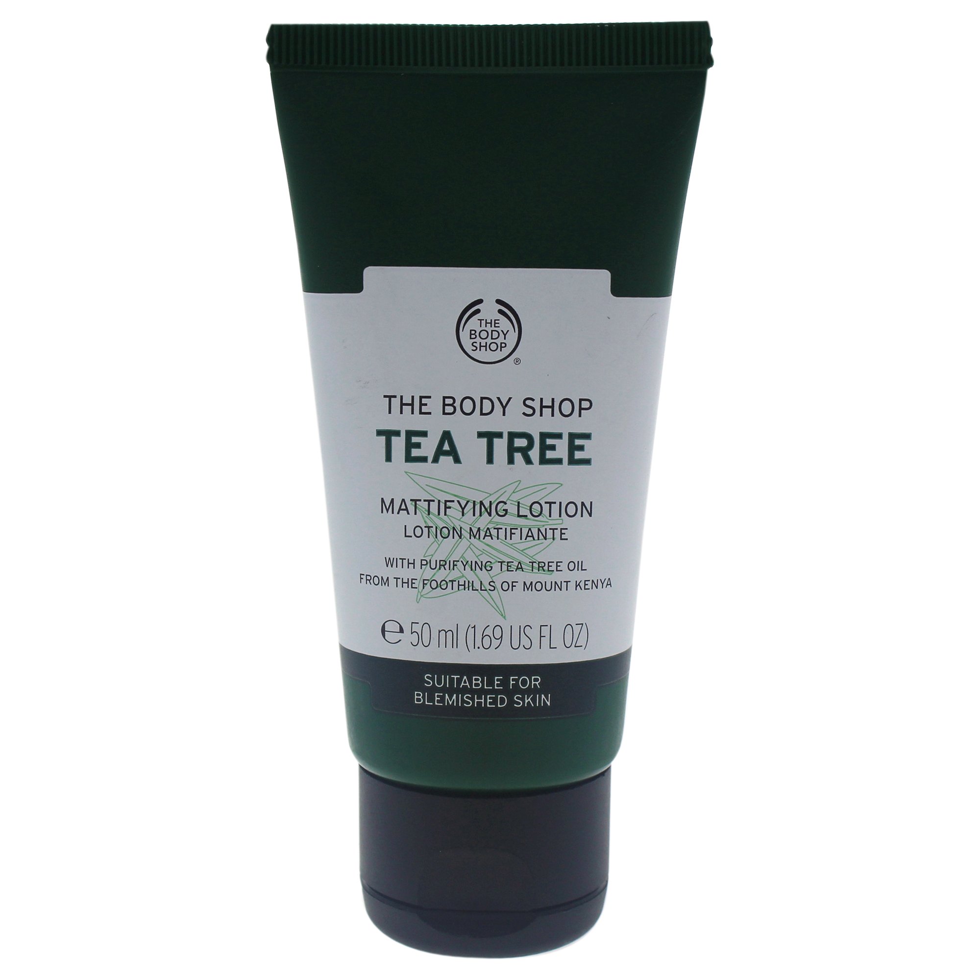 The Body Shop Tea Tree Mattifying Lotion Suitable for Blemished Skin, 1.69 Ounce