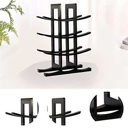 WENLII Wooden Wine Rack 12 Bottles Bar Kitchen Dining Room Storage Wine Rack Home Countertop Wine Rack