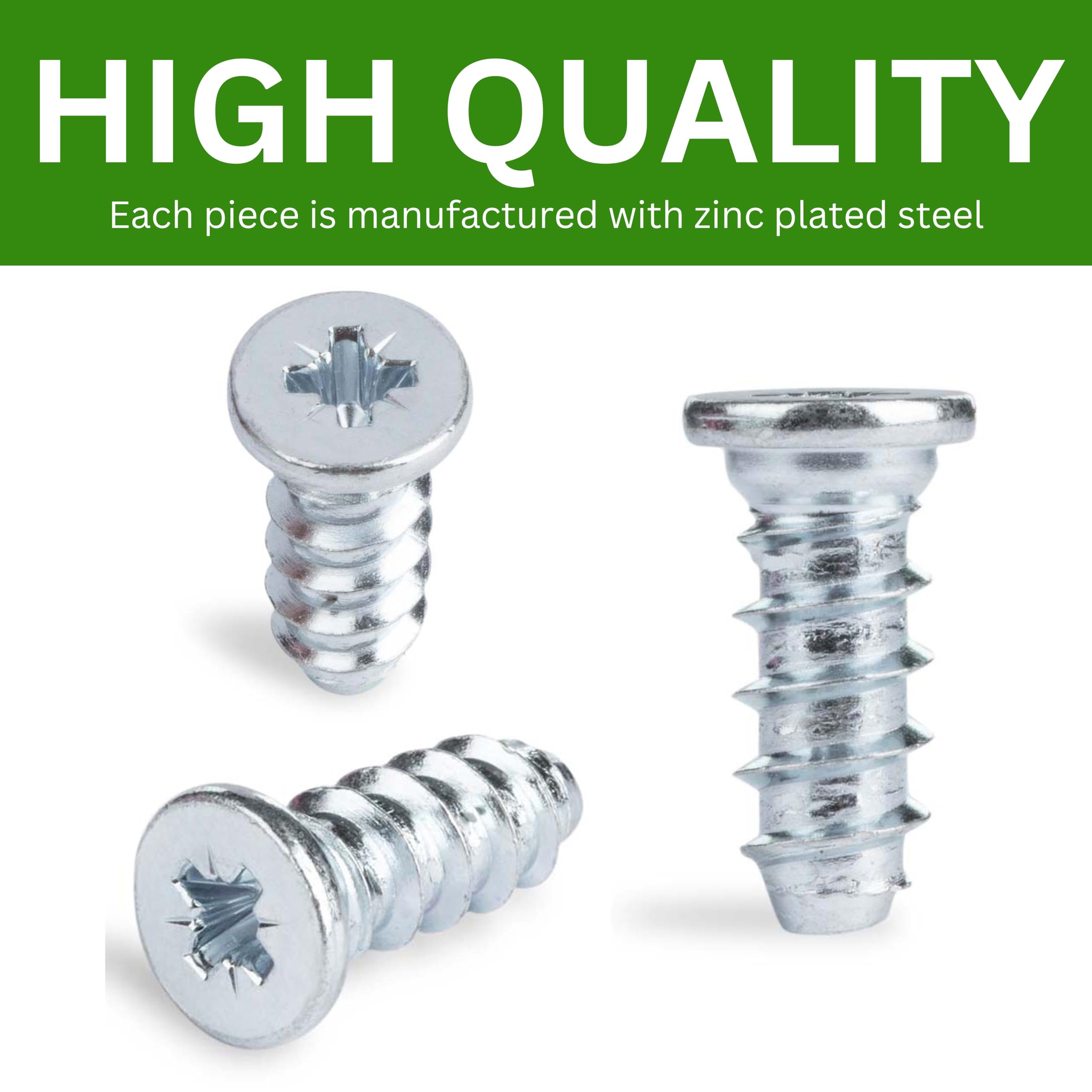 Spare Hardware Parts Bed Frame and Desk Screw (Replacement for IKEA Part #105307) (Pack of 20)