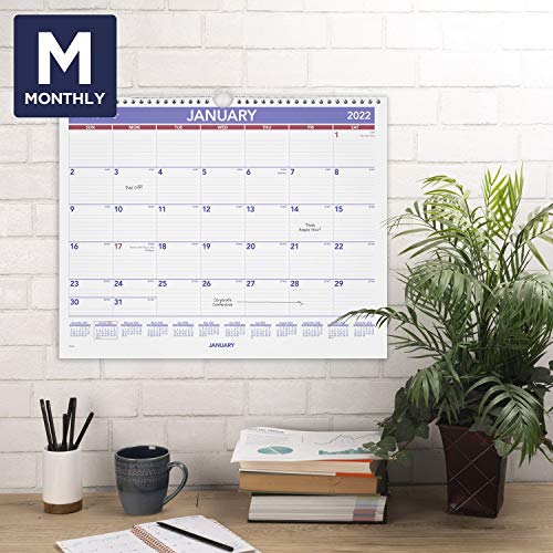2022 Wall Calendar by AT-A-GLANCE, 15" x 12", Medium, Monthly (PM828)