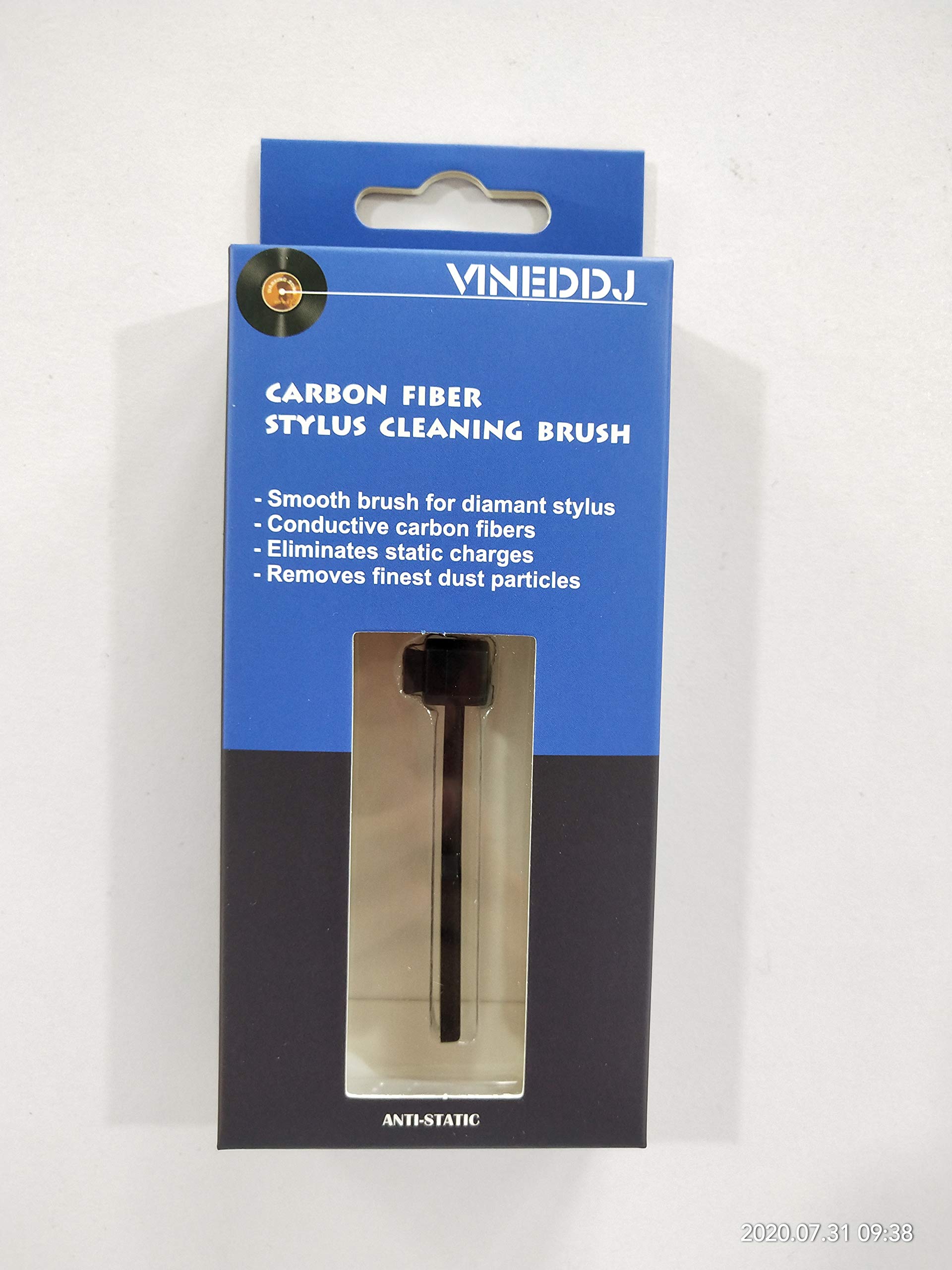 Vine ddj Vinyl Stylus Record Brush -Turntable Needle Cleaner - Debris Remover - Anti Static - Sound Quality Reviver.