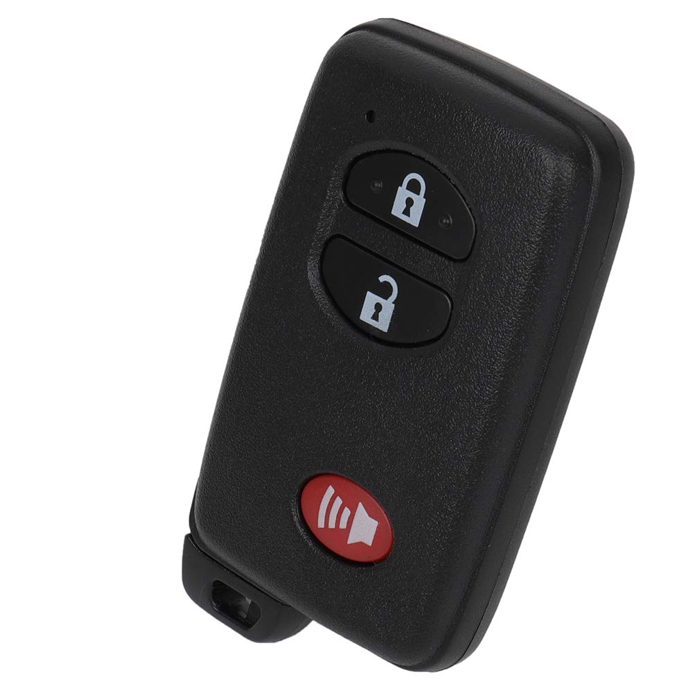 ZENITHIKE Replacement Keyless Entry for Smart Proximity Remote Key Fob 3-buts Key Uncut Blade Replacement for Toyota 4Runner/for Scion tC/Prius/Venza HYQ14ACX 89904-47230 89904-47370 Set of 2