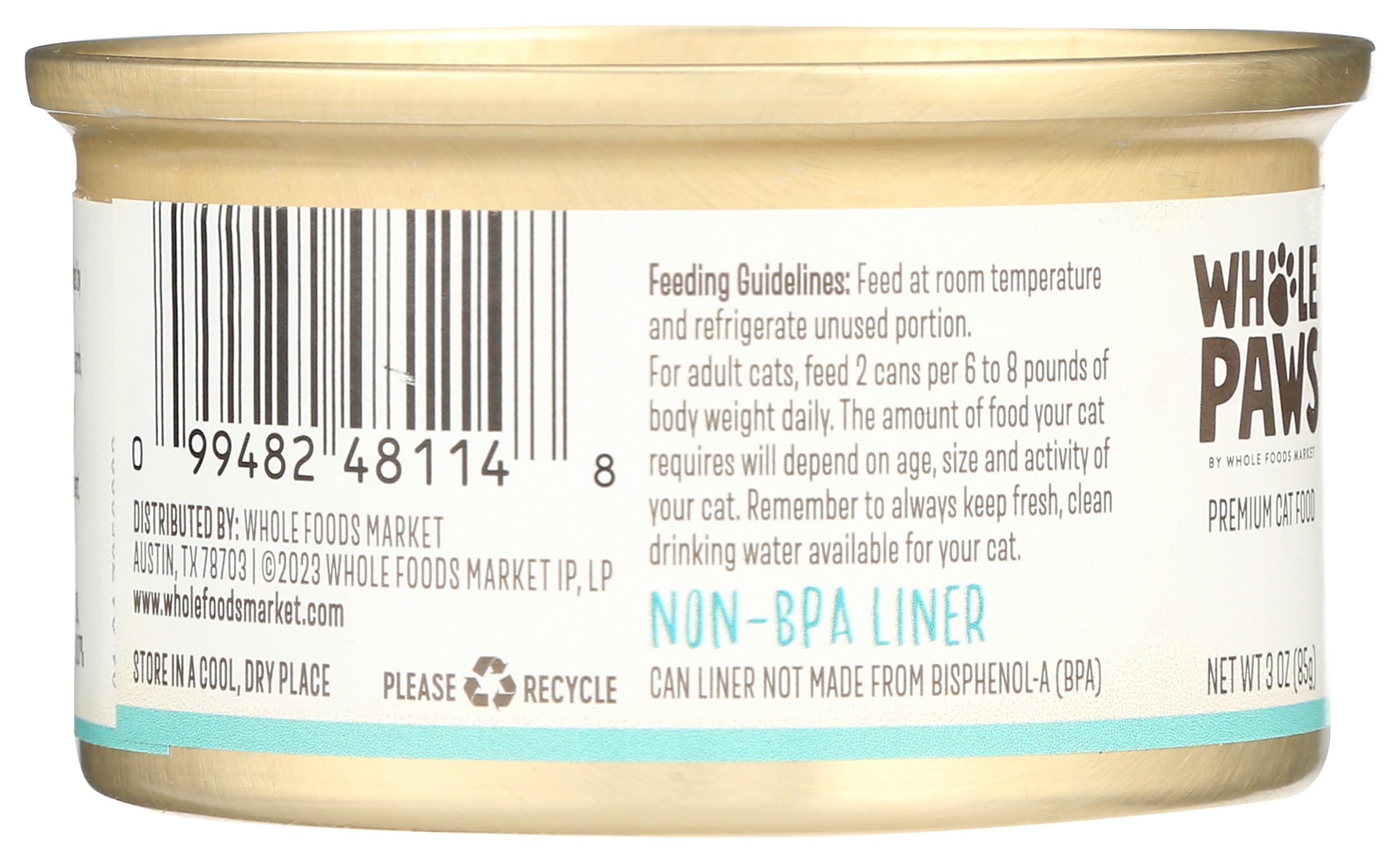 Whole Paws Chicken and Tuna Recipe Cat Food, 3 oz