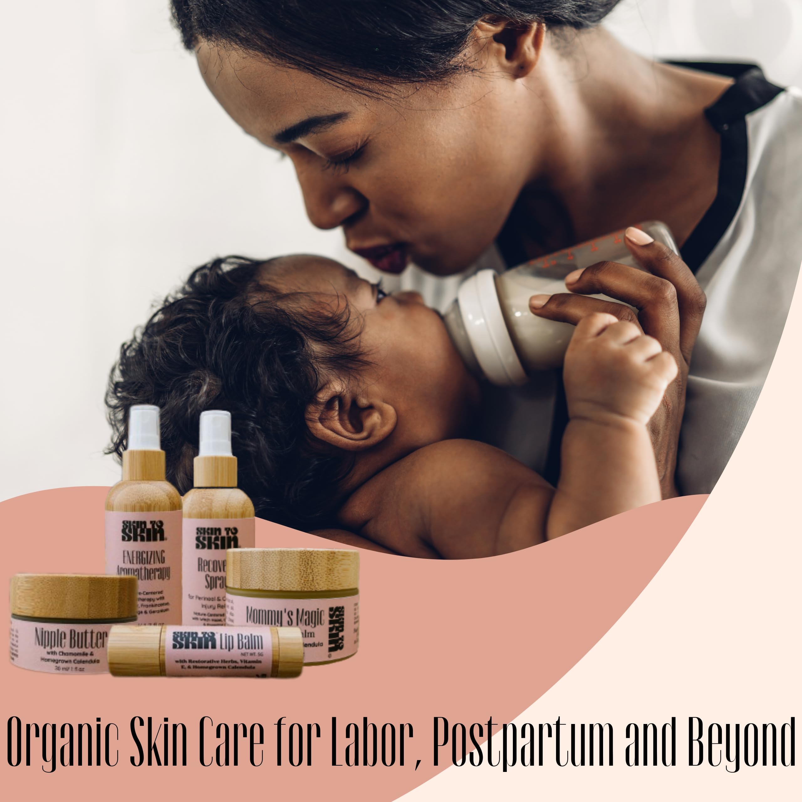 Skin to Skin Recovery Spray 50 ml - Natural Postpartum Spray - Blend of Calendula, Witch Hazel, and Frankincense, Perineal Spray Postpartum