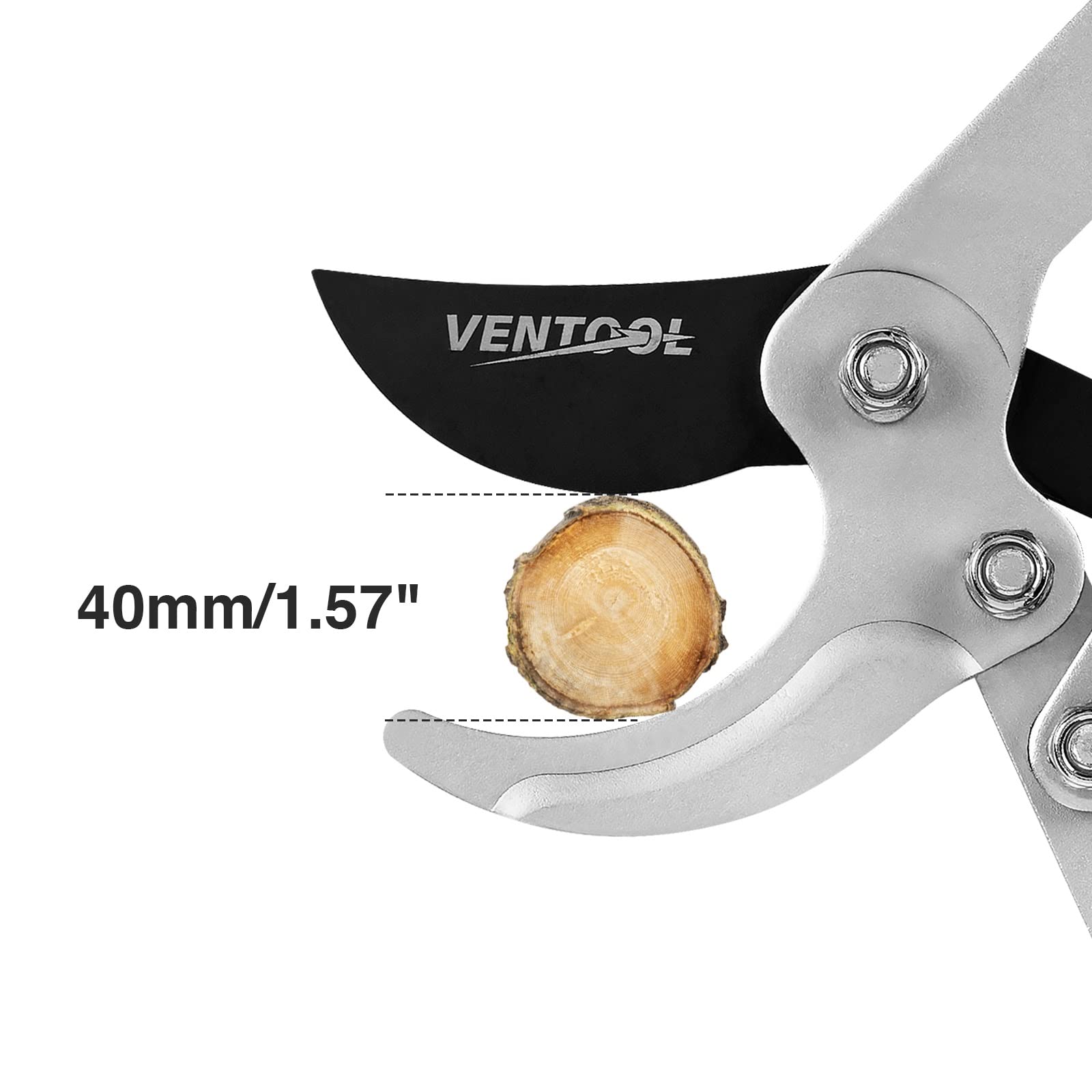 Ventool 27" Bypass Lopping Shear, HRC54-56 Mn-steel Branch Cutter with 1.77 Inch Cutting Capacity, Garden Pruning Tree Trimmer Scissor