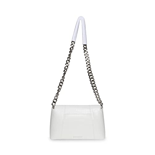 Steve Madden Alessa Croco Crossbody Bag, White