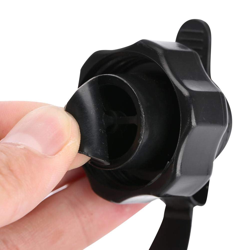 Wbestexercises 22mm Plastic Inflatable Air Valve, Bed Mattress Replacement Anti-Leak Valve Black