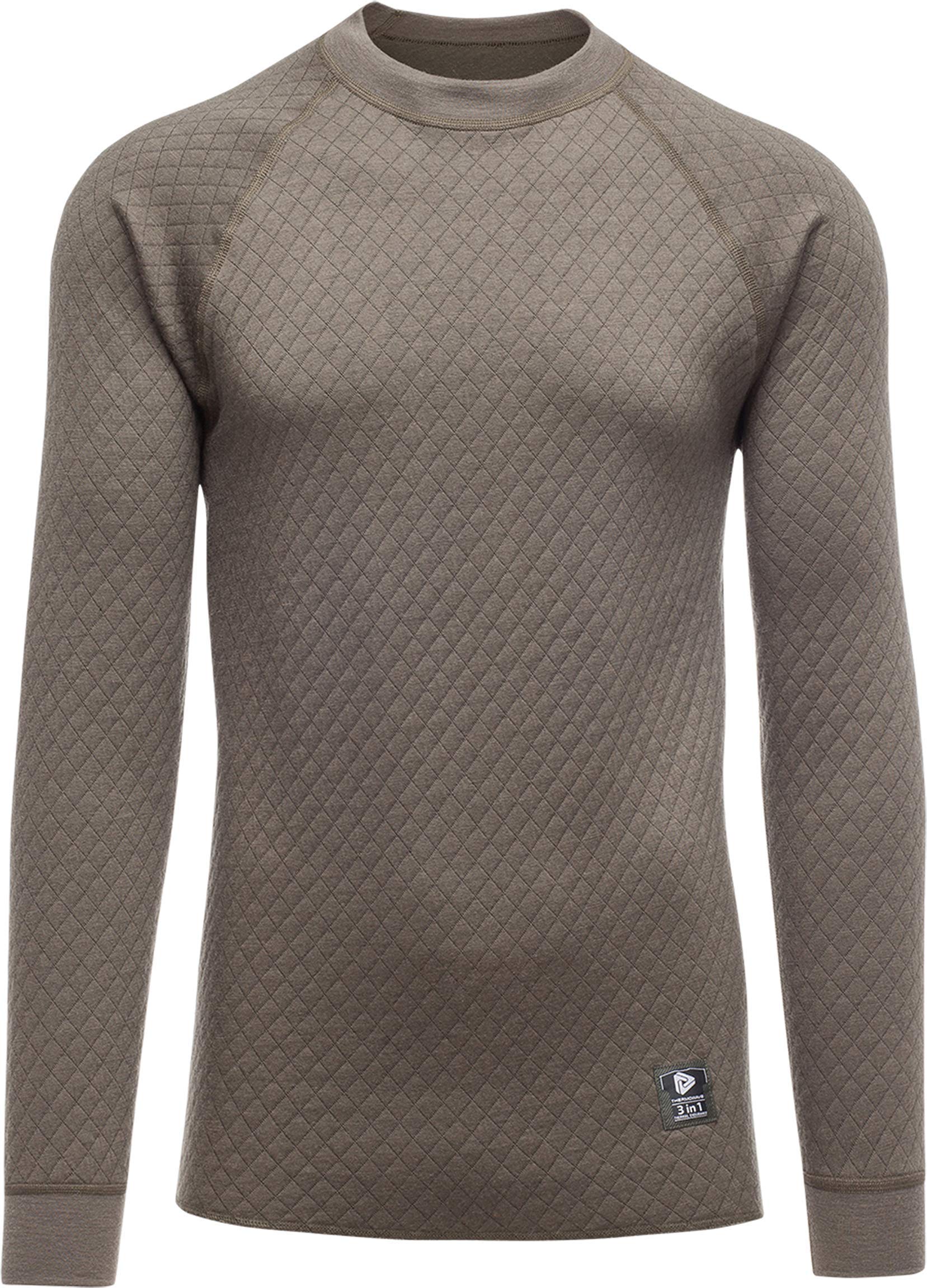 Thermowave - Merino 3 in 1 / Merino Wool Shirt for Fishing, Hunting/CHAKI - Large