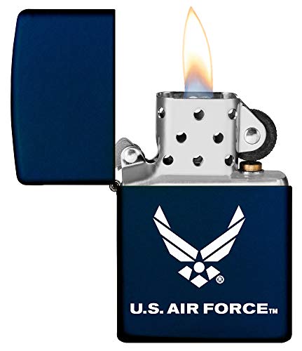Zippo US Air Force Emblem Pocket Lighter, Navy Matte, One Size (239-CI018747)