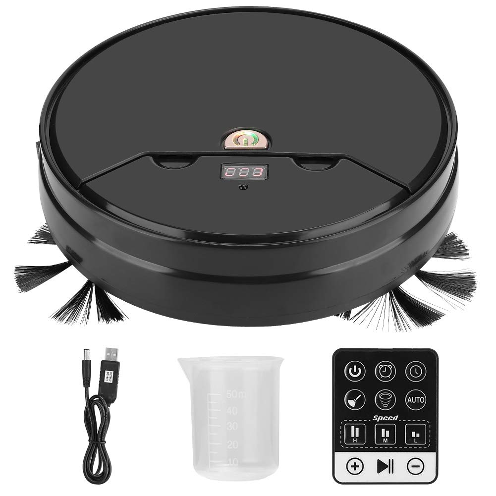 Zerodis Robot Vacuum and Mop Combo, Smart Robotic Sweeping Cleaner Slim Mopping Robot Vacuum Cleanning Tool for Home Office Hard Floor Pet Hair Carpet
