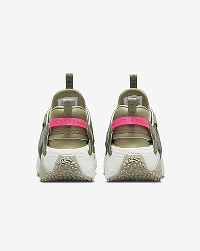 W AIR Huarache Craft - Size 7.5 US - Medium Olive/Hyper Pink