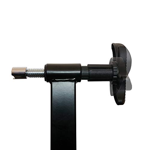 Signature Fitness Bike Trainer Stand Steel Bicycle Exercise Magnetic Stand with Front Wheel Riser Block, Black Classic