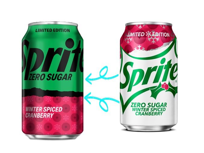 Sprite Cranberry ZERO Lemon-Lime Soda - 12 fl oz cans - 12pk