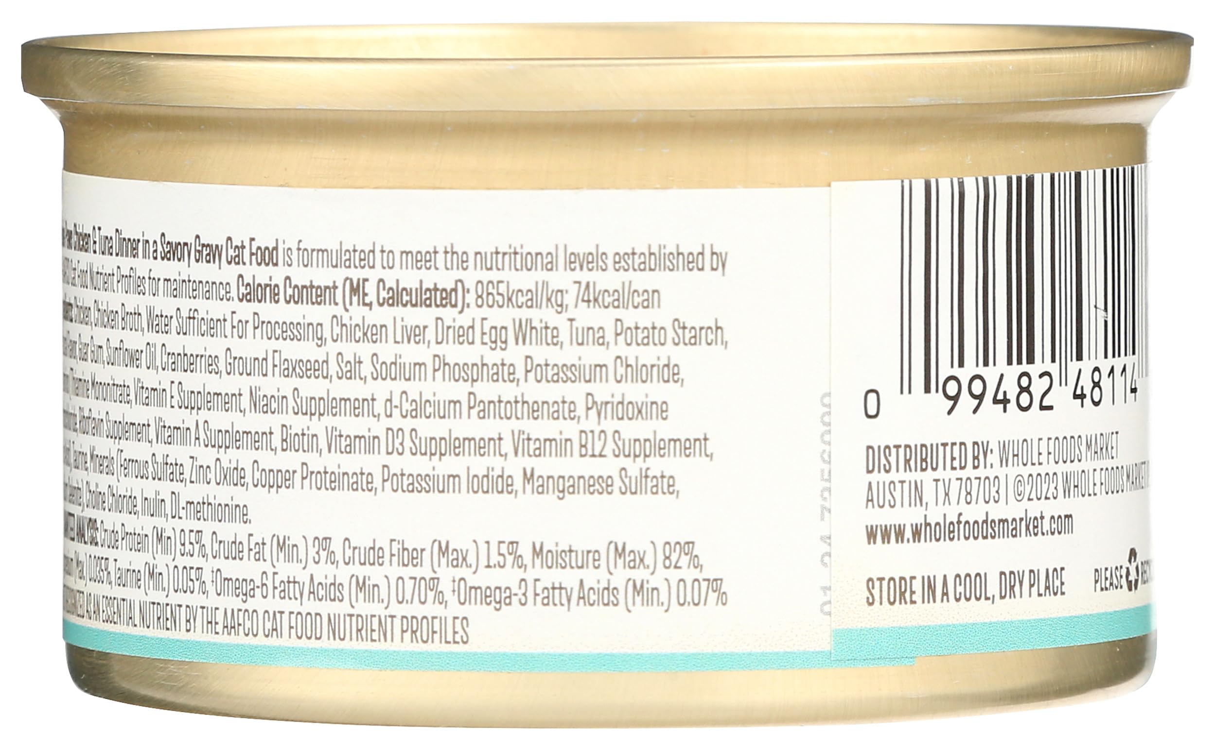 Whole Paws Chicken and Tuna Recipe Cat Food, 3 oz