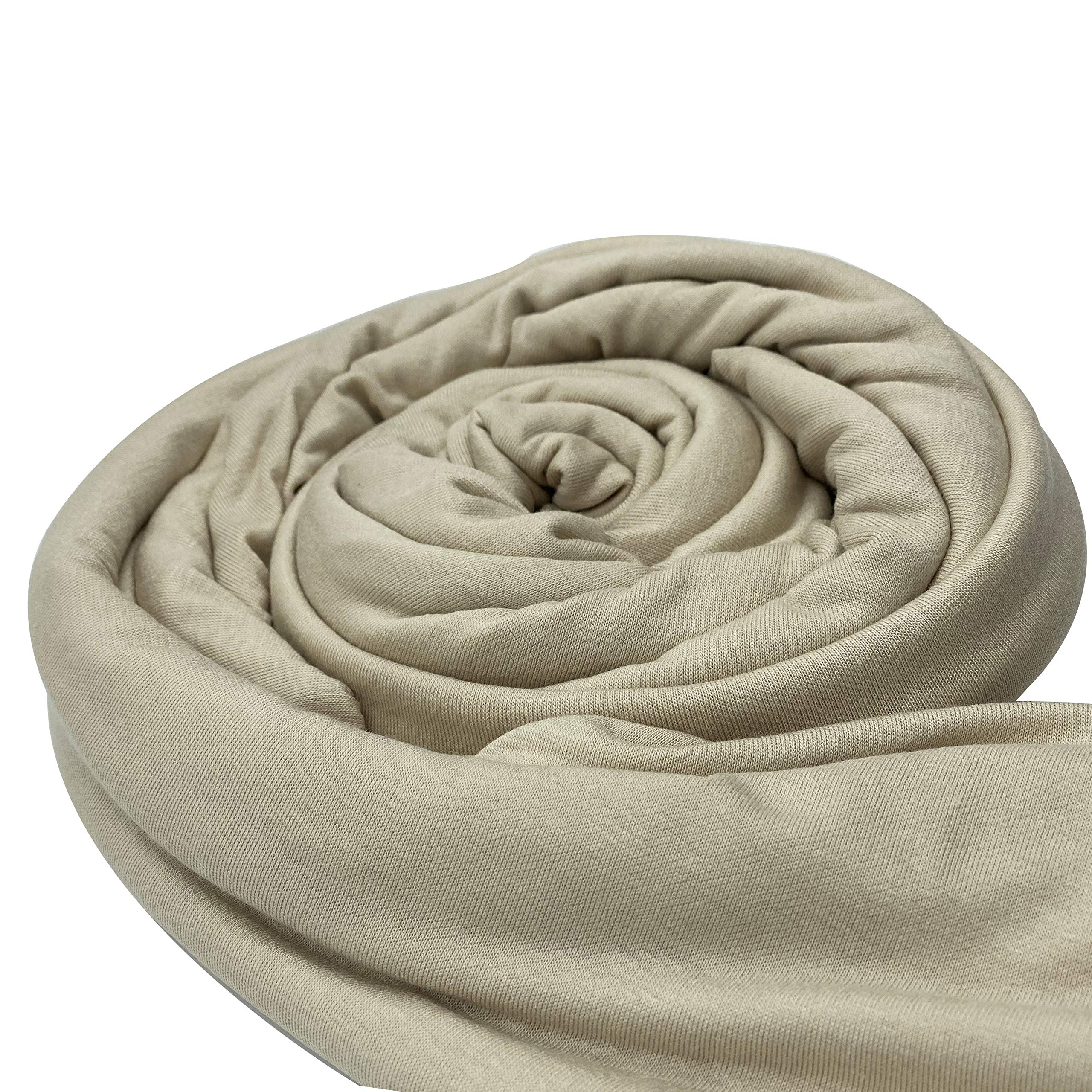 Women's Black Jersey Hijab Scarf|Full Coverage