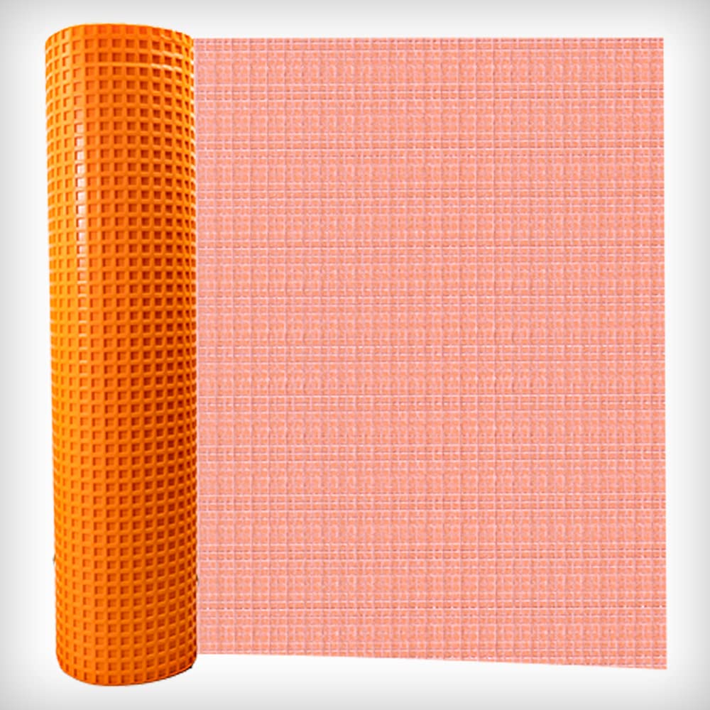 Uncoupling Membrane 1/8” Underlayment – 54 sq. ft. - Waterproofing Tile or Stone Flooring Bathroom, Shower, Sauna, Steam Room Floor – Water Proof & Crack Isolation – Snap Products