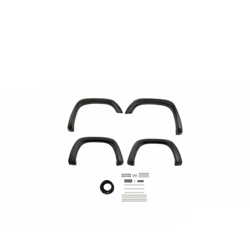 SQAMOR 4pcs Fender Flares Front Rear Left Right Driver Passenger Durable ABS Plastic Bolt-On Pocket Riveted Style Kit TF10107 1ABFK00021