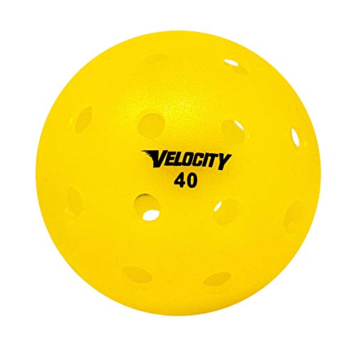 Velocity Premium Wood 2 Paddle + 4 Pickle Ball Set. Very Light, Responsive & Strong Easy to Hold & Comfortable.