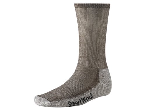 Smartwool Men's Hiking Medium Crew Sock (Medium, Dark Brown)