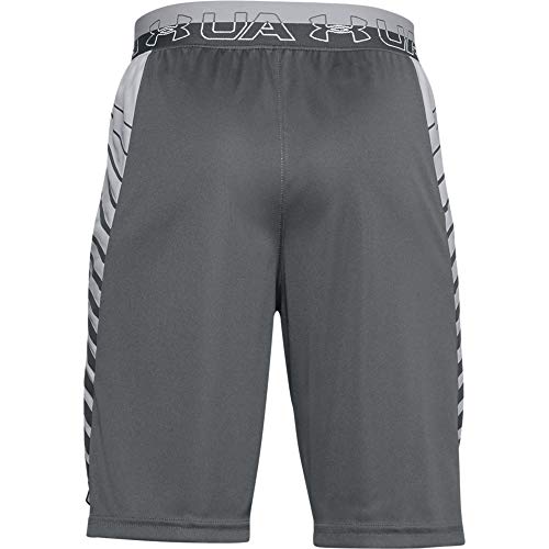 Under Armour Mk1 Shorts, Pitch Gray (015)/Halo Gray, Youth Small