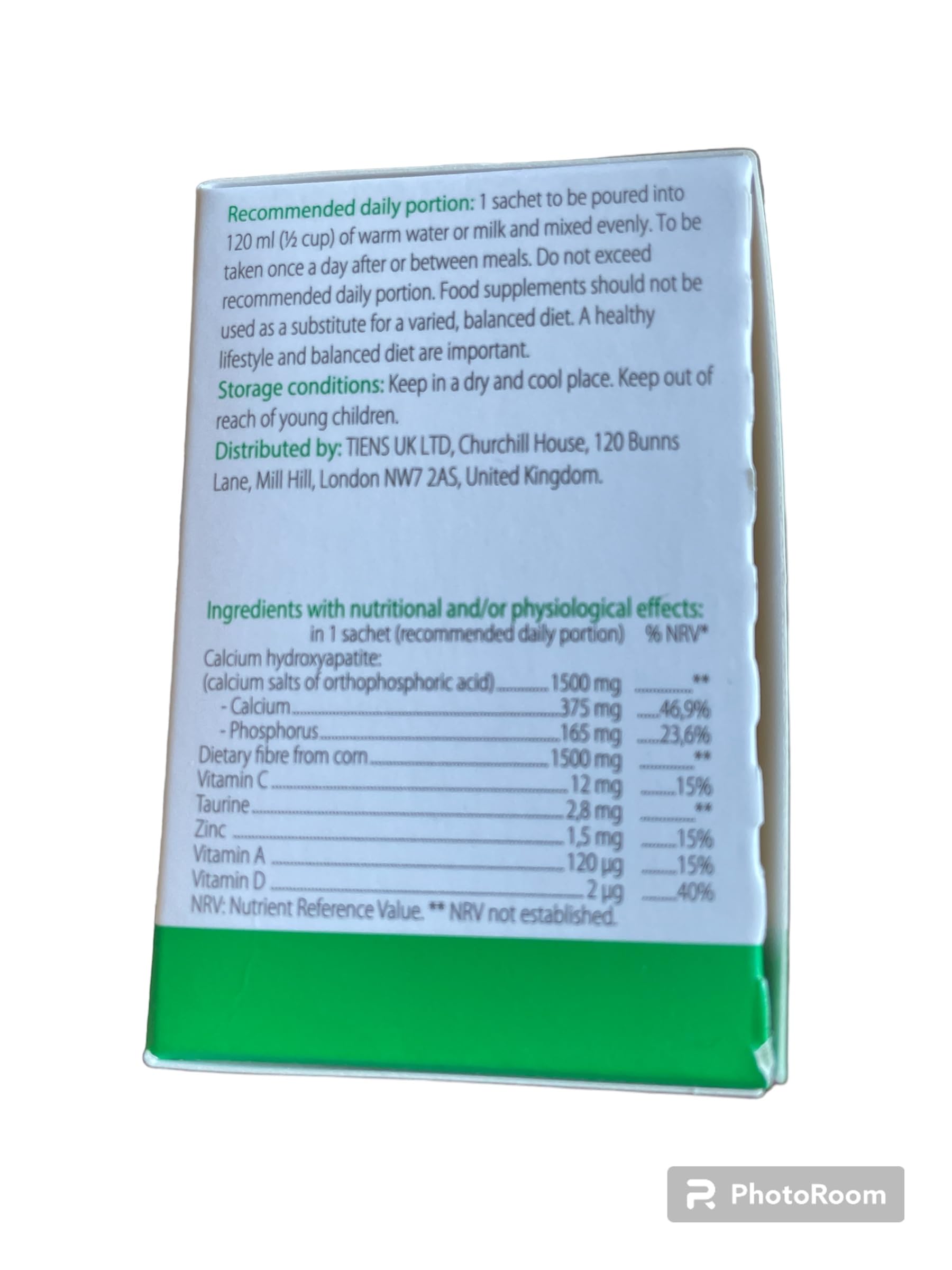 Tiens Super Calcium Powder for Kids - Children's Calcium Supplement, Kid-Friendly Calcium Powder to Ensure Strong Bones