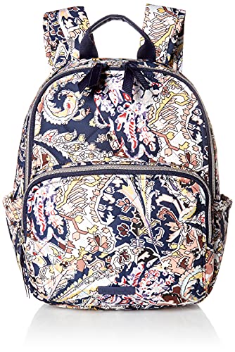 Vera Bradley Women's Performance Twill Small Backpack, Tangier Paisley, One Size