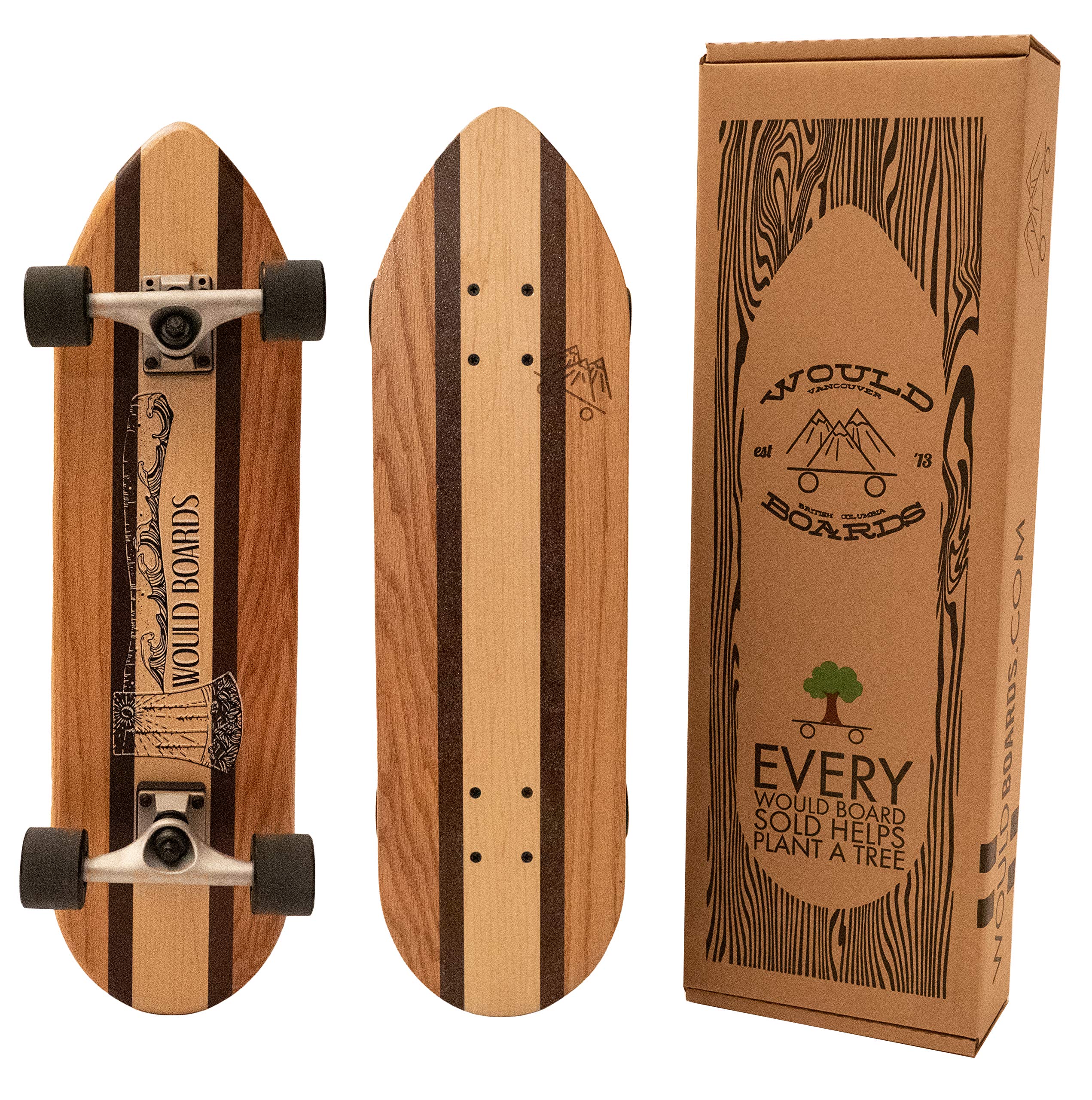 WOULD BOARDS Limited Edition Axe Cruiser Skateboard
