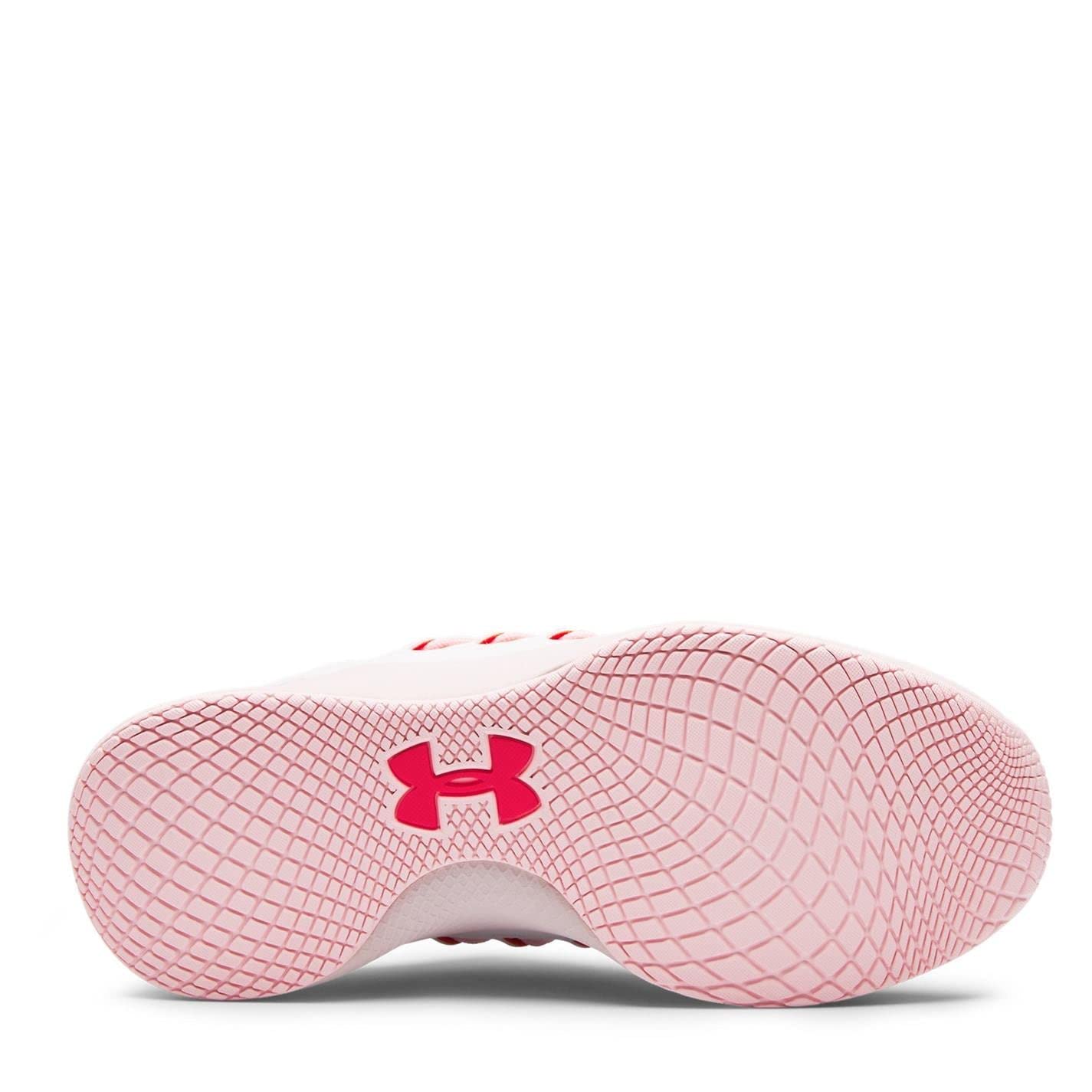 Under Armour Women's Charged Breathe Lace, White, 12 M US