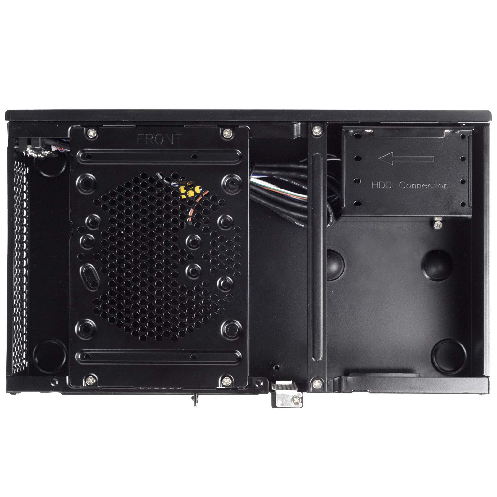 Silverstone 0.8mm Steel Body Tek Acrylic Front Panel for Mini-Itx Media Center/HTPC Case Cases ML05B-USA