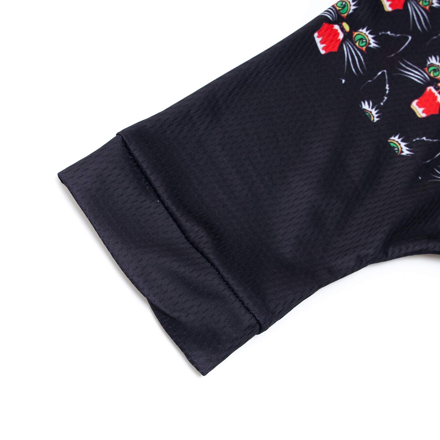 Women's Cycling Jersey Tops Summer Short Sleeve Full-Zip Clothing Bike Shirt Elegant Flowers