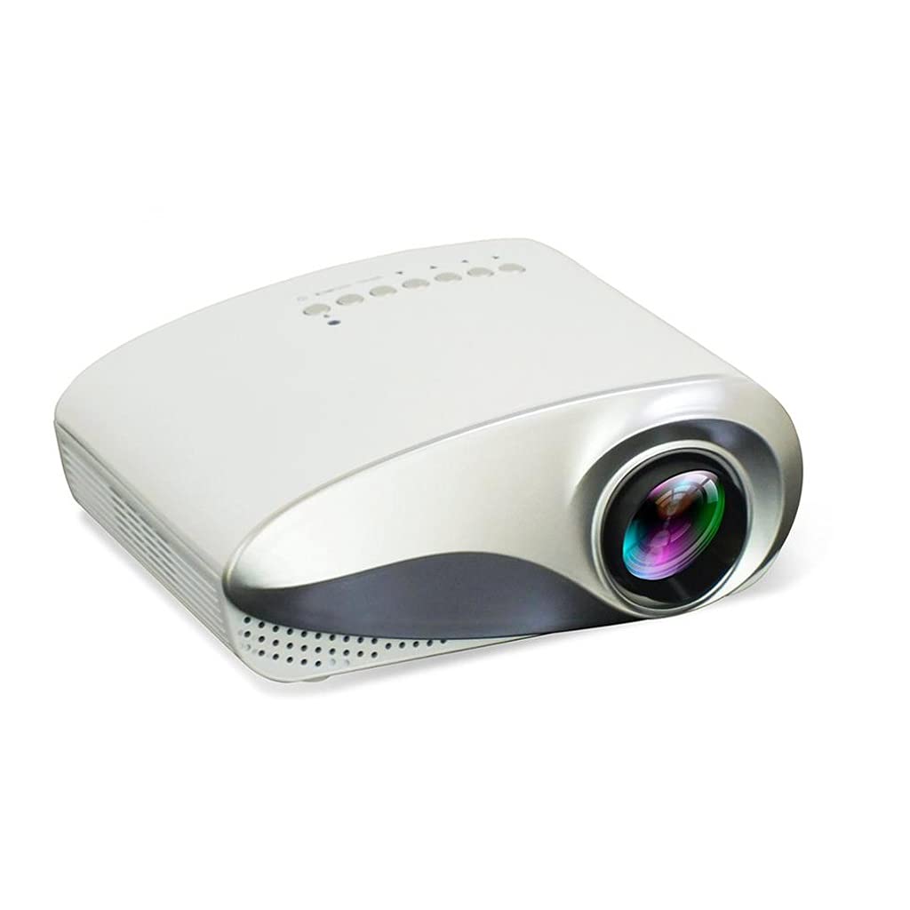 ZYJBM LED Mini Portable Home Media Player 800 Lumens Support 1080P Playback Compatible USB Projector ( Color : white-Fruit peach5 )