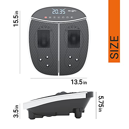 Vibra Pro Slim M1 Foot Circulation Machine with Acupressure Heads Used for Back, Leg, Calves Power Acupressure with Remote