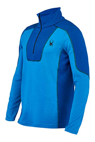 Spyder Active Sports Mens Elevation Half Zip, Lagoon, X-Large