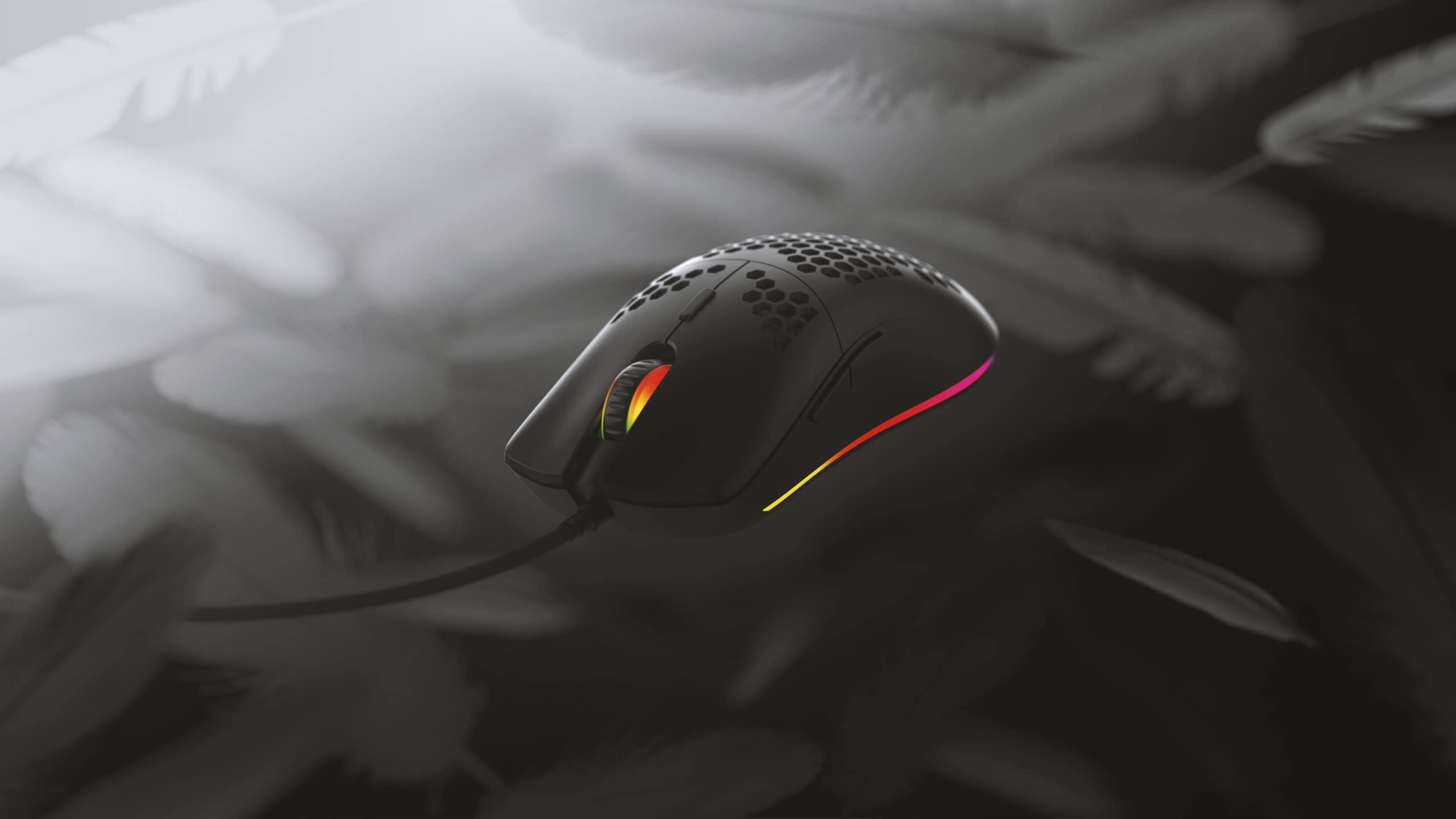 WRAPTOR Ultra Lightweight RGB Honeycomb Gaming Mouse - 16000 DPI - 7 Programmable Button - Windows PC (Black)
