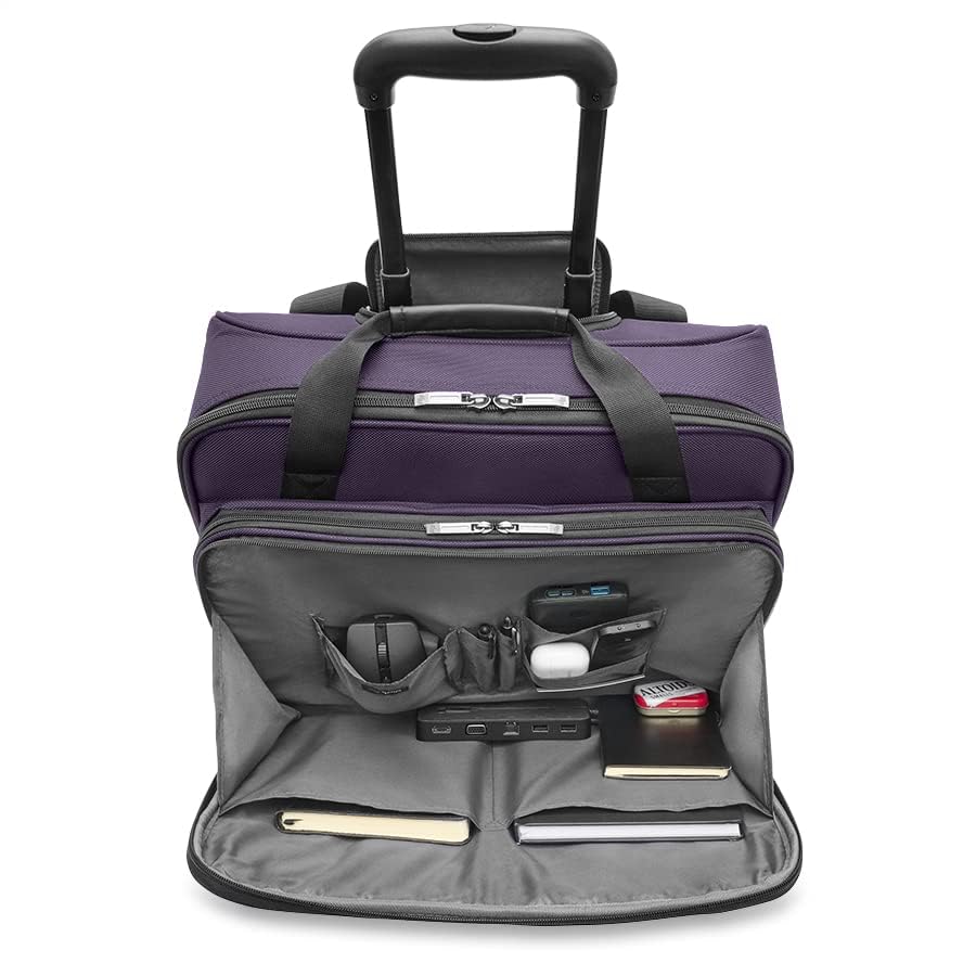 Solo New York Bryant Rolling Laptop Bag, Grape
