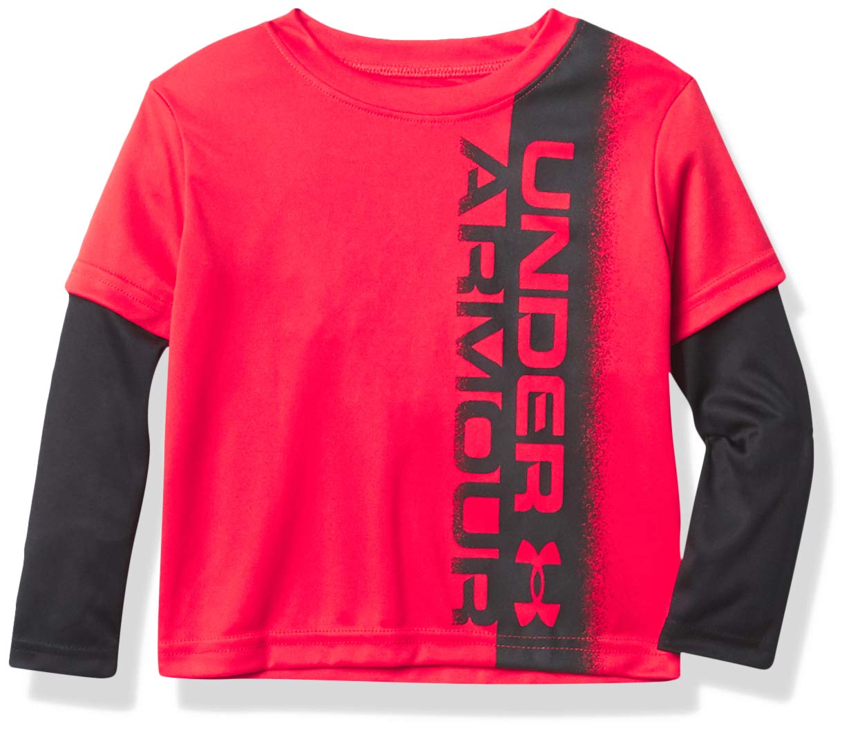 Under Armour Boys' UA Signature Slider LS, Versa Red, 4