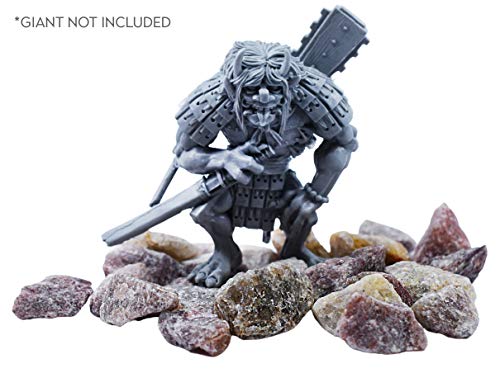 Stonehaven Miniatures Rock/Boulder Set, Large - Quartzite - Scenery Decoration - Great for 28mm Scale Table Top War Games - Sourced from North America
