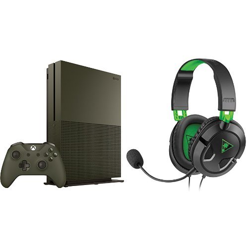 Xbox One S 1TB Console – Battlefield 1 Special Edition + Turtle Beach Ear Force Recon 50x Gaming Headset Bundle