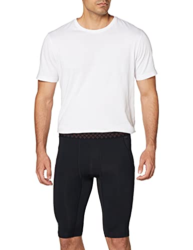 Under Armour Men's HeatGear RUSH 2.0 Long Shorts , Black (001)/Reflective , Small