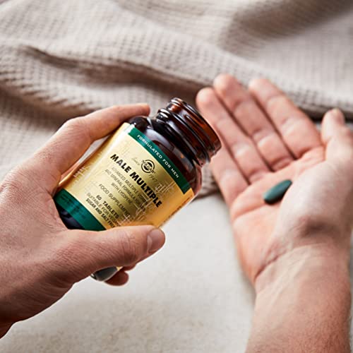 Solgar Male Multiple, 180 Tablets - Multivitamin, Mineral & Herbal Formula for Men - Advanced Phytonutrient - Vegan, Gluten Free, Dairy Free - 90 Servings
