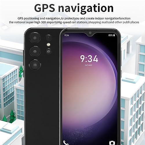 Vikye Large Screen 6.5in 5000mAh 4GB RAM 64GB ROM Ultra HD11.0 Unlocked Smartphone with Stylus, 13MP Camera, Face Unlock (US Plug)