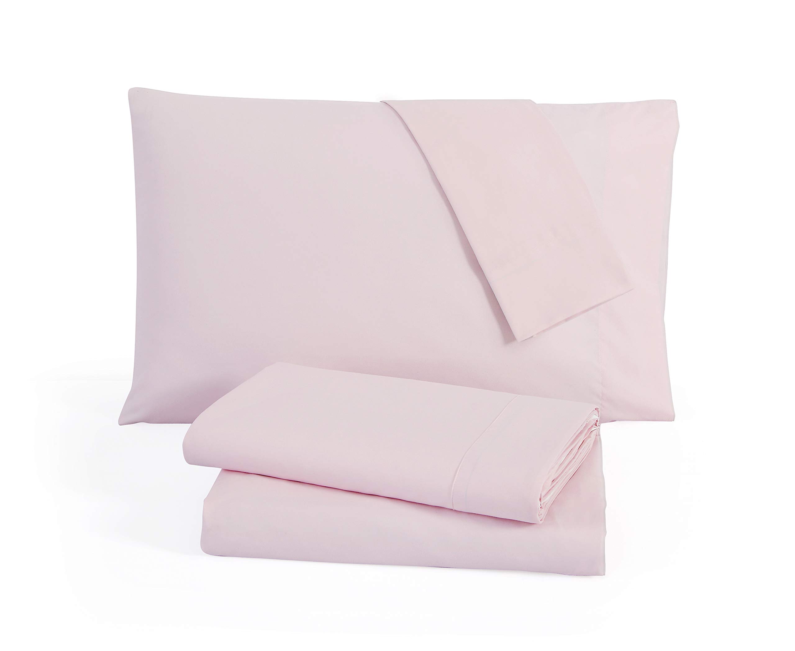 VCNY Home - Twin Size Bed in a Bag, 5-Piece Bedding with Matching Sham & Pillowcase, Soft & Cozy Home Decor (Crush Blush, Twin)
