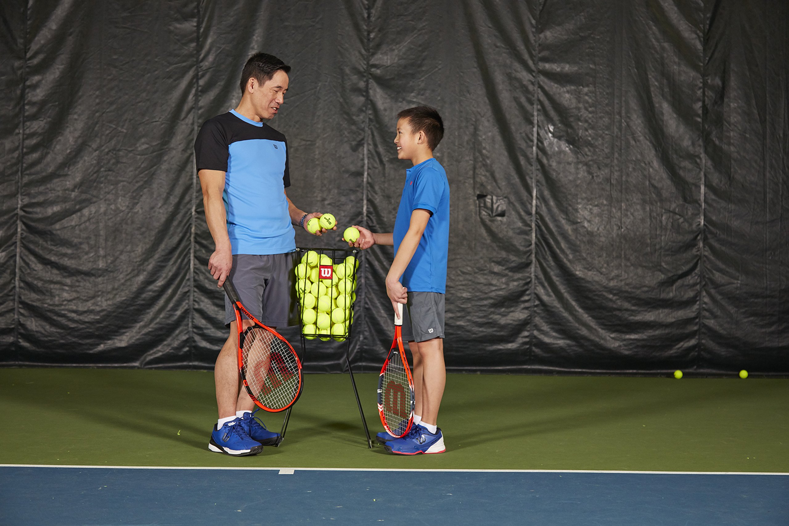 WILSON Tennis Ball Pick Up Hopper -75 Balls capacity