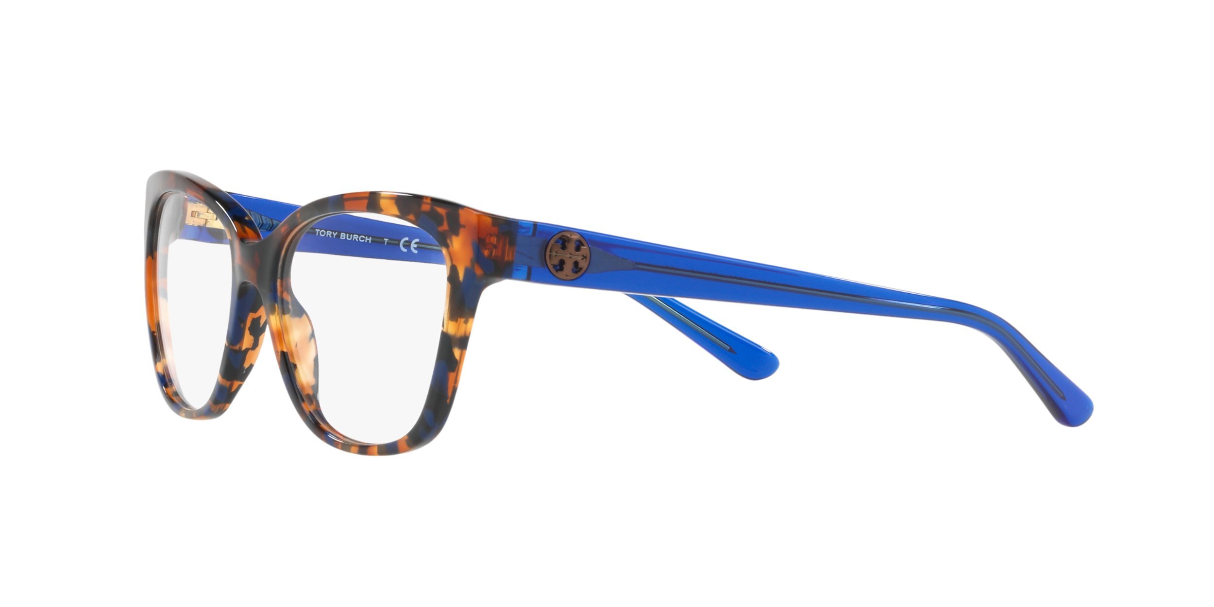 Tory Burch TY2079 Eyeglass Frames 1683-51 - Blue Flake Tort TY2079-1683-51