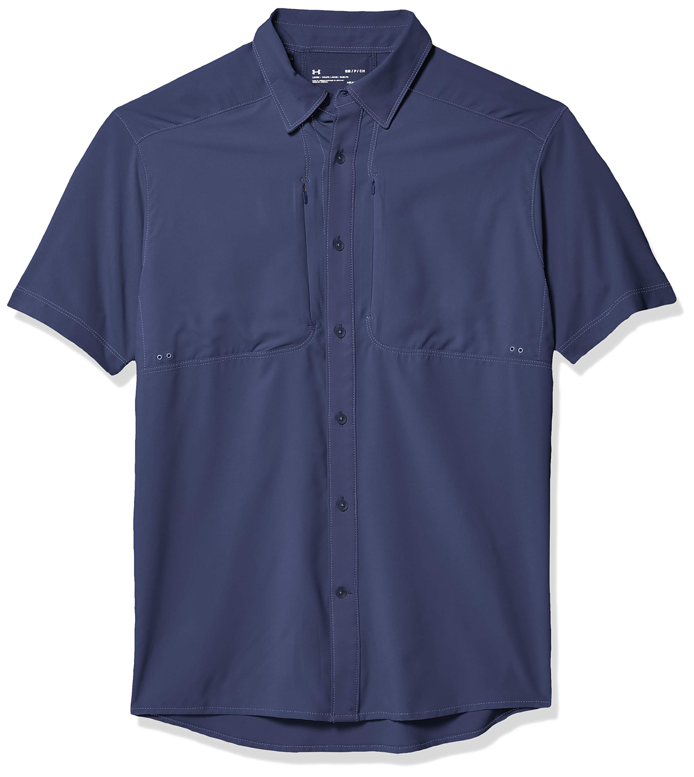 Under Armour Outerwear Tide Chaser 2.0 Fish Short Sleeve T-shirt, Blue Ink (497)/Blue Ink, Medium